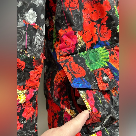 Burton | Jackets & Coats | Burton Dryride Insulated Floral Snowboard ...